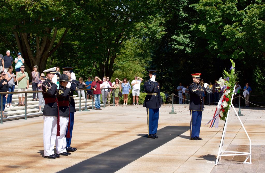 Honor Guard Conducts Wreath Laying at Tomb of Unknown Soldier - Marion ...