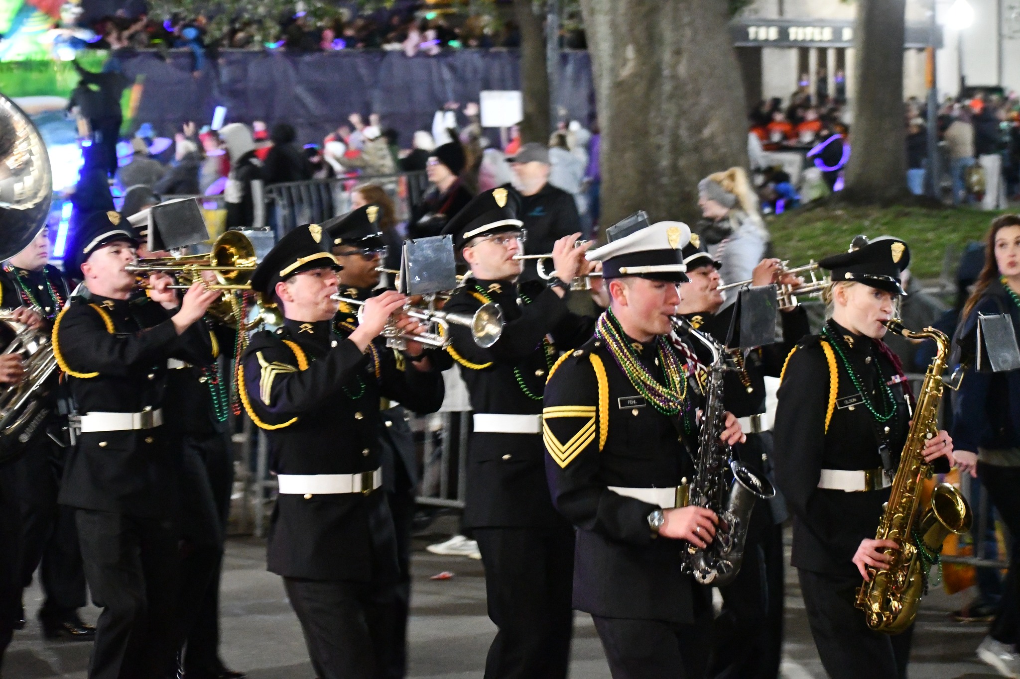 MMI Marches in Mobile Mardi Gras - Marion Military Institute