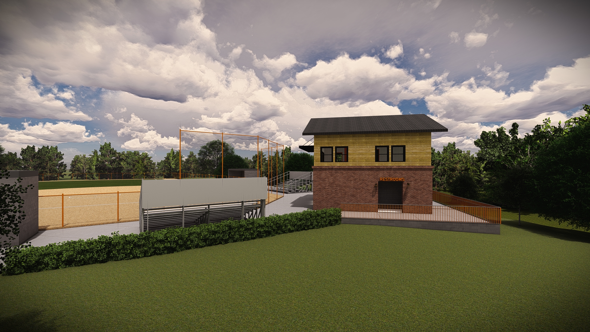 Softball Press Box Project Begins - Marion Military Institute