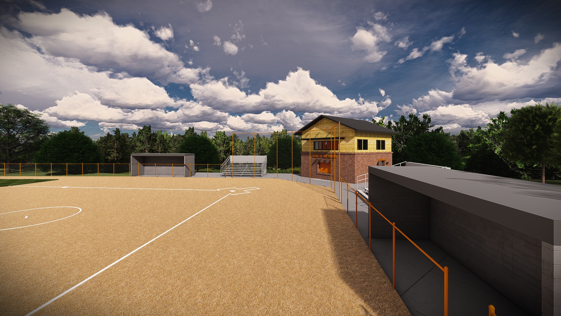 Softball Press Box Project Begins - Marion Military Institute