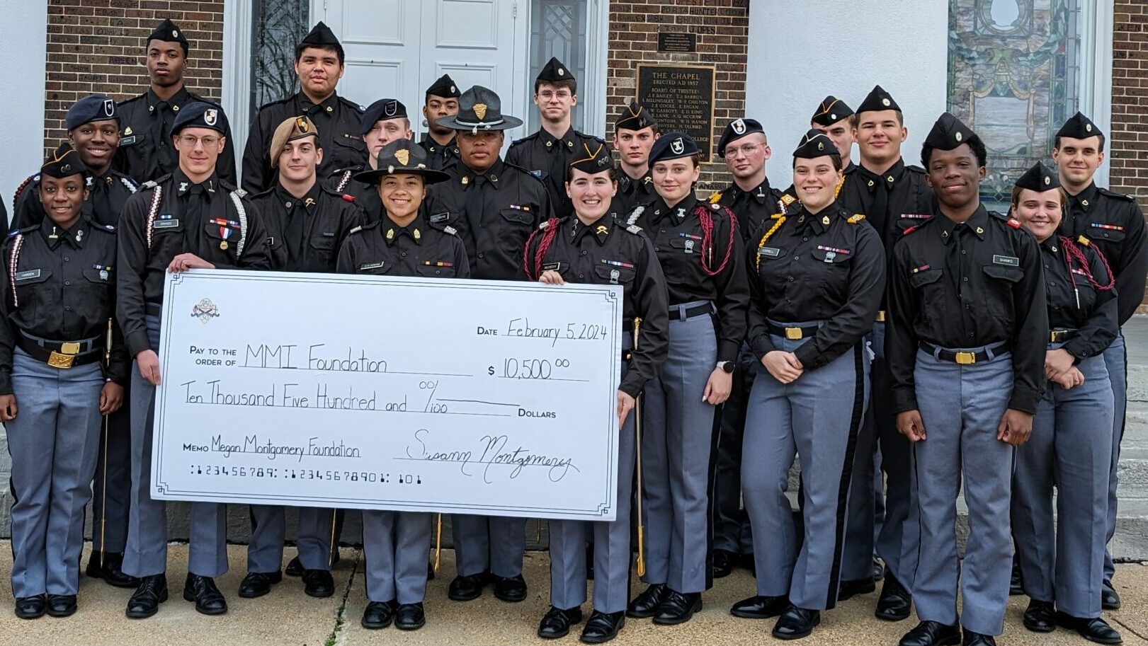 MMI Receives Grant from Megan Montgomery Foundation - Marion Military ...